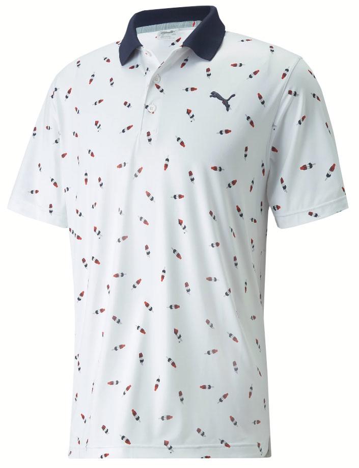Puma Mens Cloudspun Popsi-Cool Polo Shirt - Golfonline