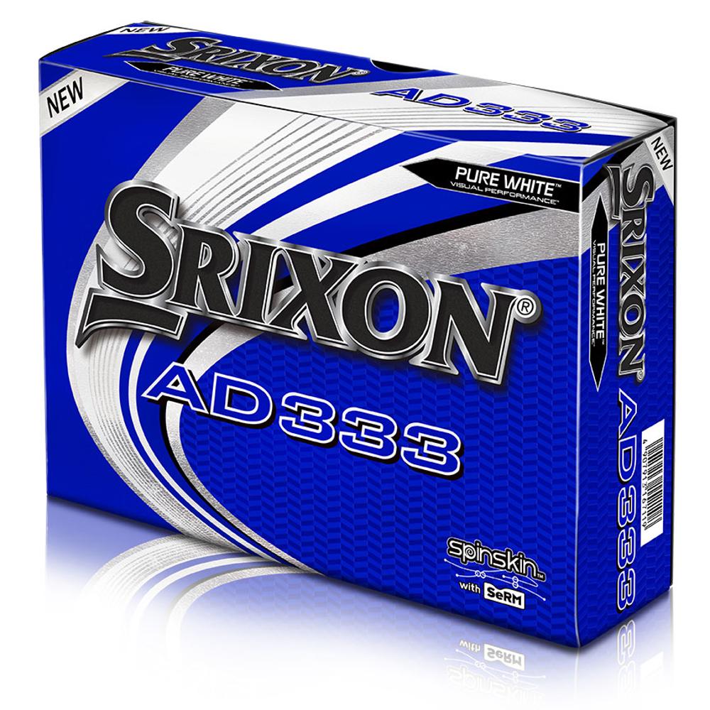 Srixon AD333 Pure White Golf Balls (12 Balls) - Golfonline