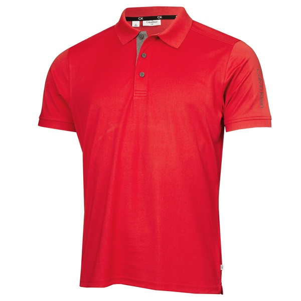 Calvin Klein Mens Club Polo Shirt - Platinum Collection - Golfonline