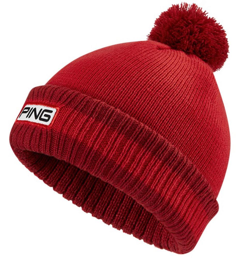 PING Mens Baird Knit Bobble Hat - Golfonline
