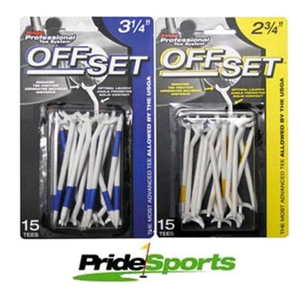 Pride Offset Plastic Tees 15 Blister Pack | GolfOnline