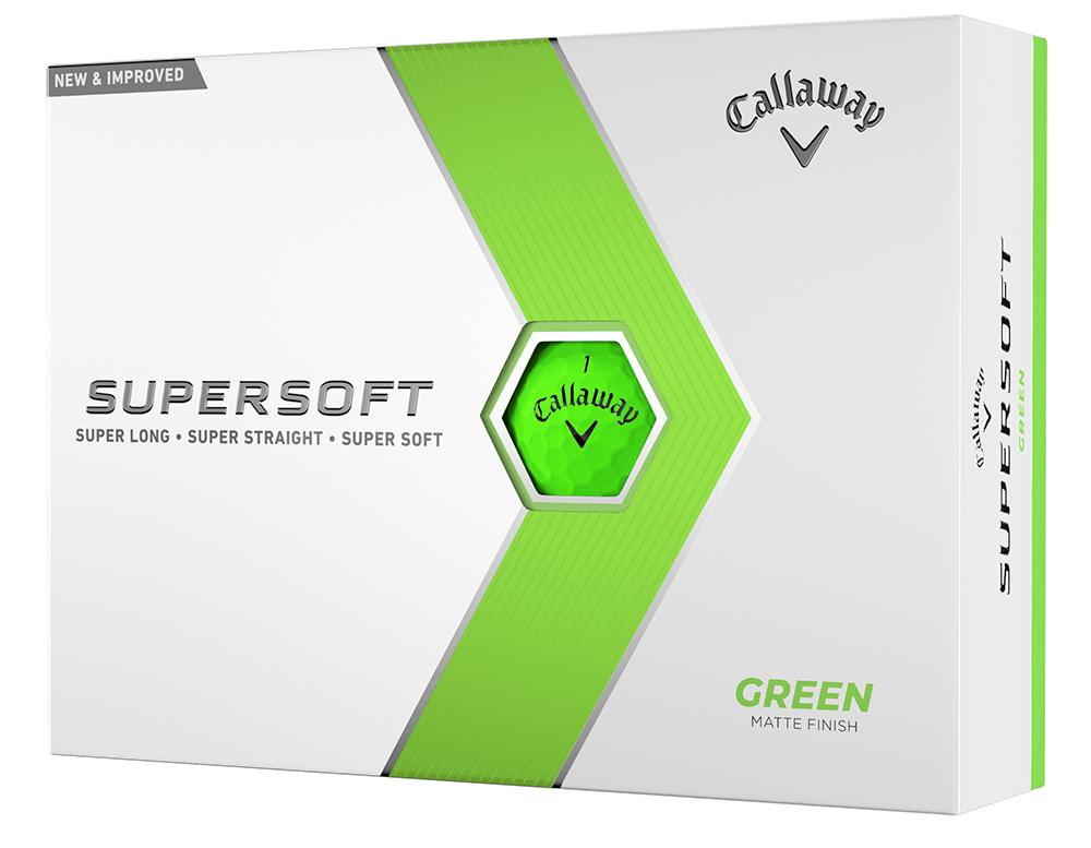 Callaway Supersoft Matte Green Golf Balls (12 Balls) - Golfonline