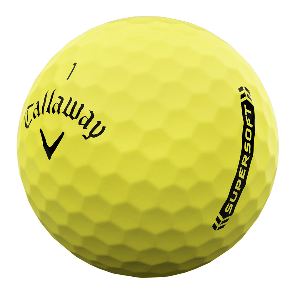 Callaway Supersoft Yellow Golf Balls (12 Balls) - Golfonline